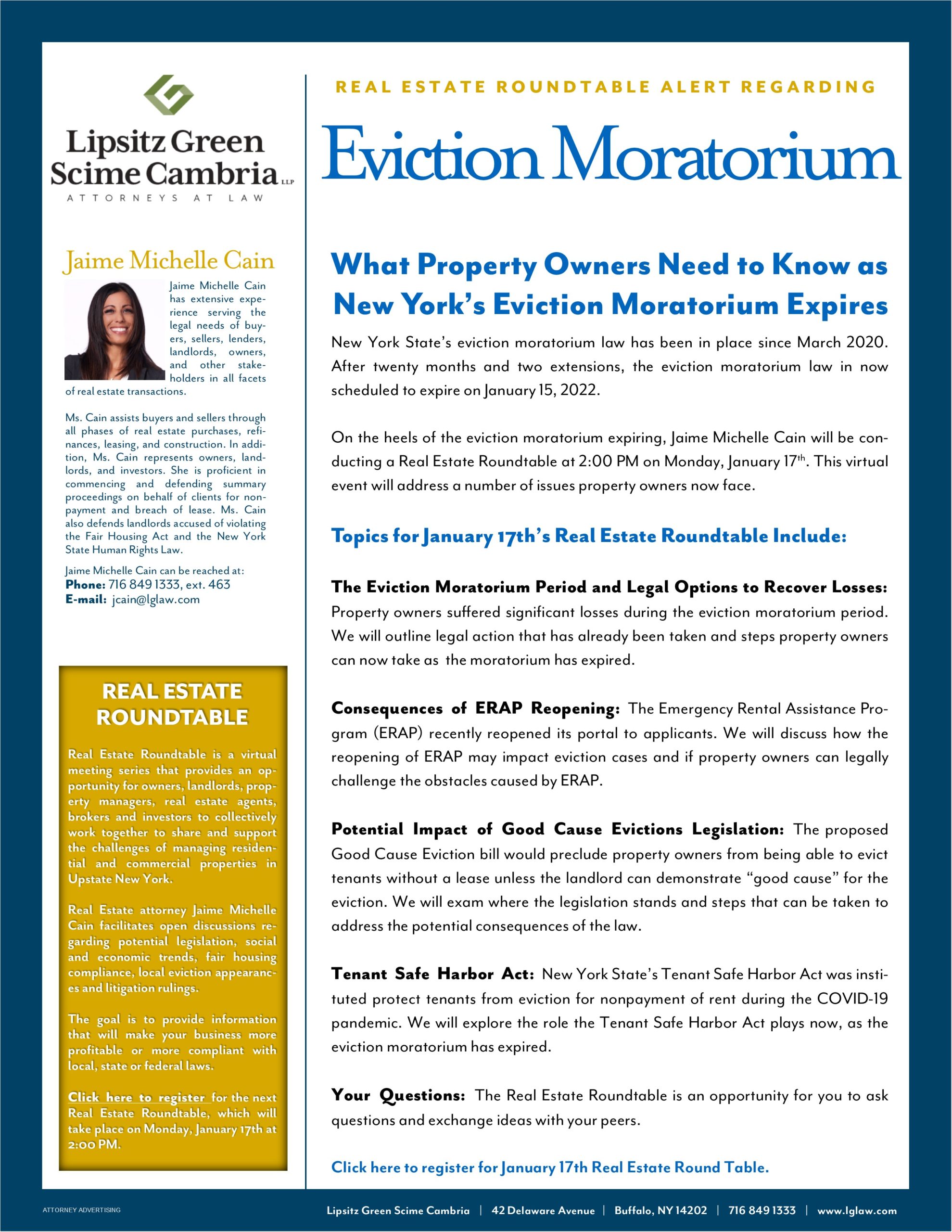 What Property Owners Need to Know as New York’s Eviction Moratorium Expires